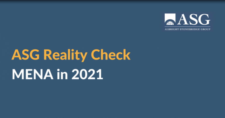 ASG Reality Check: MENA in 2021 - DGA