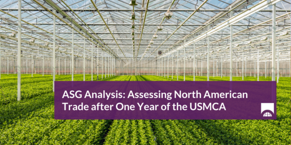 Assessing North American Trade after One Year of the USMCA - DGA