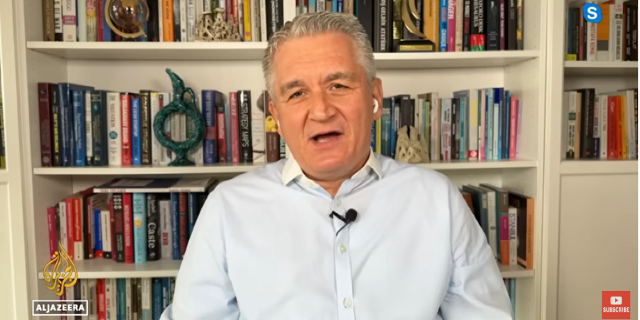 Hakan Akbas on Al Jazeera discussing economic impacts of earthquakes in Turkey - DGA