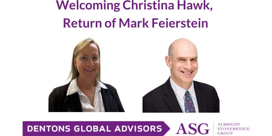 DGA -ASG Welcomes Christina Hawk; Return of Mark Feierstein - DGA
