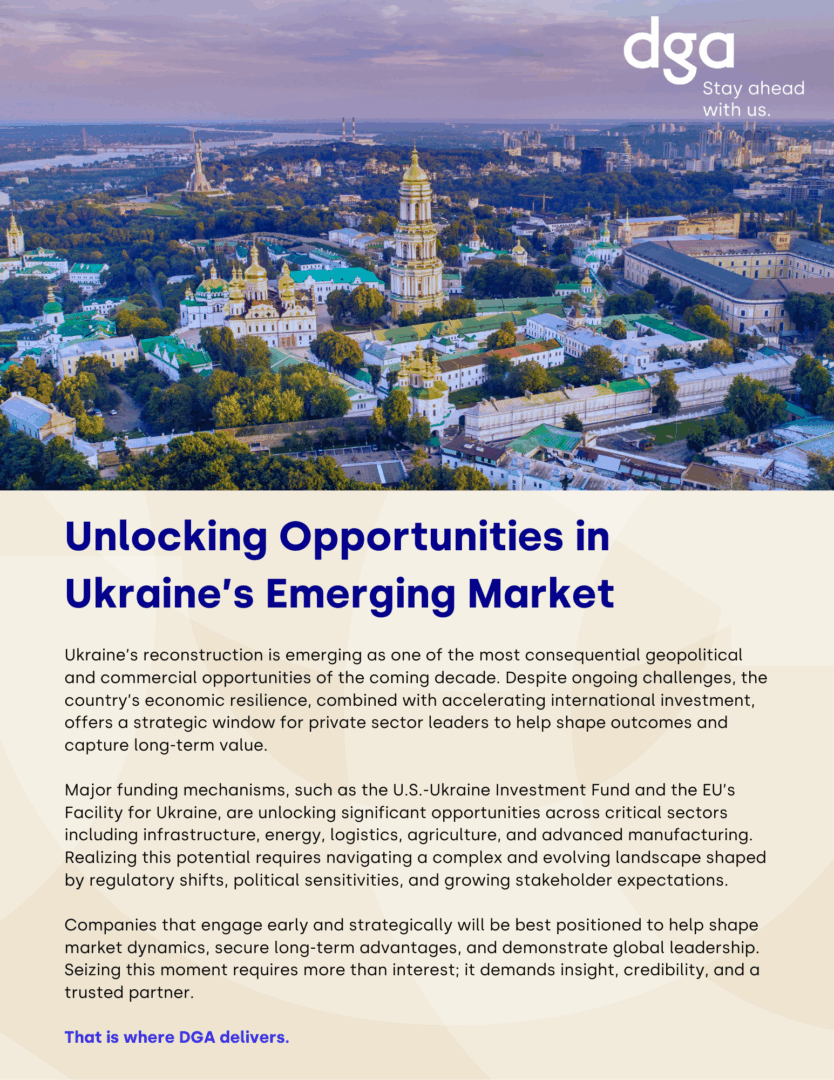 Unlocking Opportunities in Ukraine’s Emerging Market - DGA