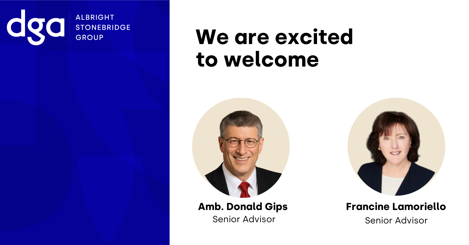 DGA Group Welcomes Ambassador Donald Gips and Francine Lamoriello as ...